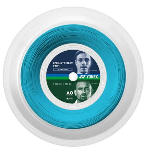 요넥스 충격흡수력 폴리투어 블루 테니스스트링 1 25mm 200m 용품 줄 거트 티몬