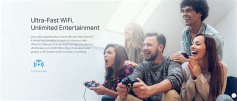 TP Link Deco X68 AX3600 Whole Home Ai Driven Mesh Tri Band WiFi 6