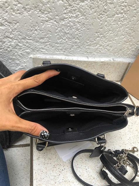 Bolsa Coach 100 Original Piel Tote Negra Grande 329900 En