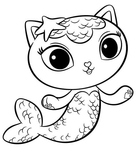 Dibujos Para Imprimir Y Colorear Gabby Gatos