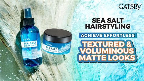 Gatsby Products Hair Styling Sea Salt Series
