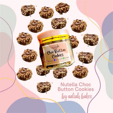 Nutella Choc Button Cookies Shopee Malaysia