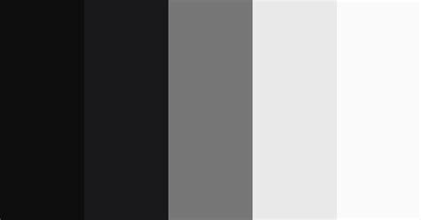 Color Palette Generated Based On 0e0e0e 19191a 777777 E9e9e9 And Fafafa