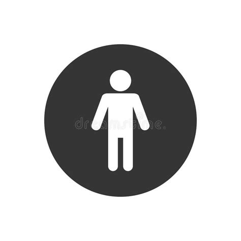 男厕所图标 男厕标志 男士符号矢量厕所 男性wc插图徽标 向量例证 插画 包括有 偶然地 蓝色 159273143