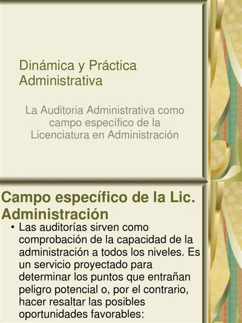 Auditoría Administrativa Bracamontes Historia Concepto Y Futuro Auditoría Group