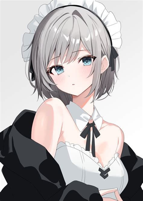 Silver Haired Maid Artists Original Rsilverhair
