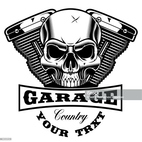 Motorcycle Engine Vector