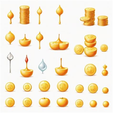 Profitability Flat Vector Set White Background Illustration Premium