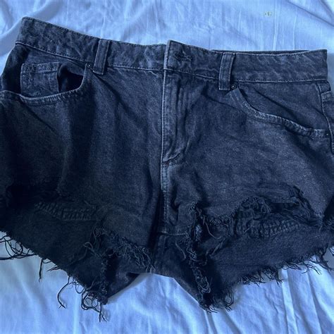 Low Rise Denim Shorts Size 12 But Abit Loose Depop