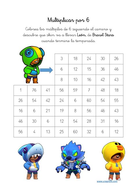 León Brawl Stars Colorear