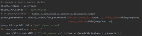 EWM REST API To Access Existing Work Item Queries Rsjazz