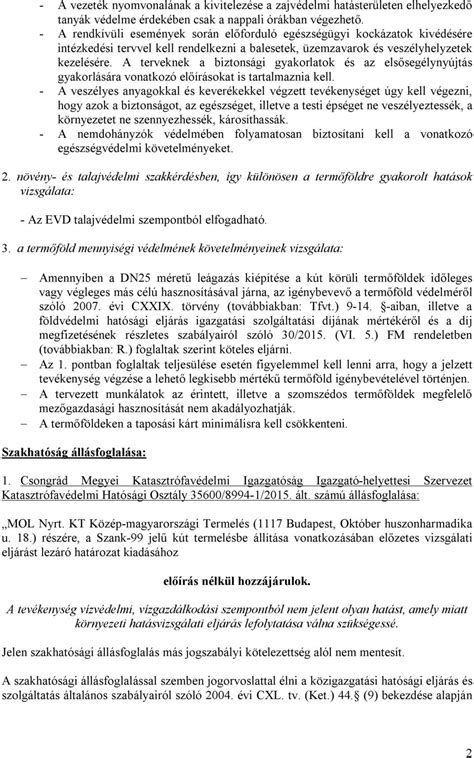 CSONGRÁD MEGYEI KORMÁNYHIVATAL H A T Á R O Z A T PDF Free Download