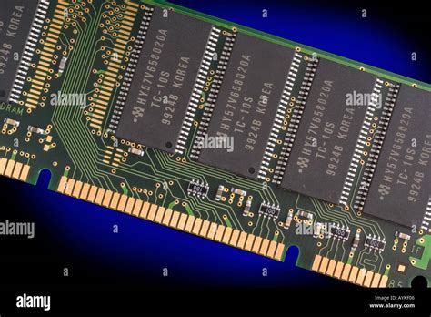 Computer RAM SIMM Memory Module Stock Photo Alamy