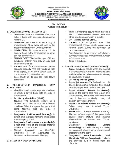 Genetics Lec Reviewer Pdf Genetic Disorder Hemoglobin