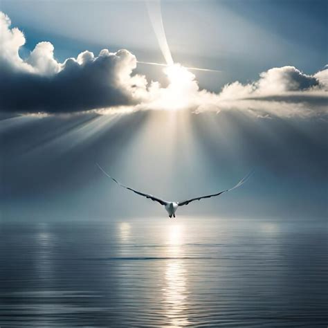 Premium Ai Image Beautiful Clouds And Amazing Sea View