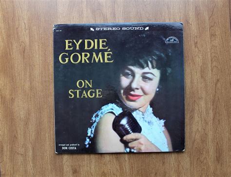 Eydie Gorme On Stage Vintage Vinyl Record Album Etsy