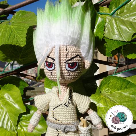 Senku From Drstone Amigurumi Pdf Eng Fefigurumiss Ko Fi Shop