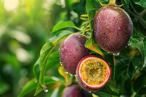 Passionfruit Farm Premium Ai Generated Image