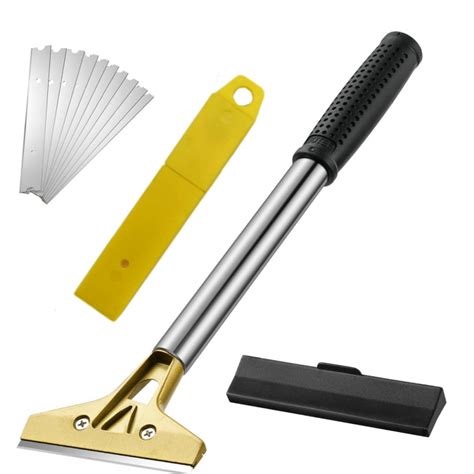 Raschietto Per Finestre Da 330 Mm Con 11 Lame Attrezzo Multiuso Per Verniciatura Colla E