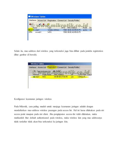 Cara Setting Mikrotik Wireless Bridge Pdf