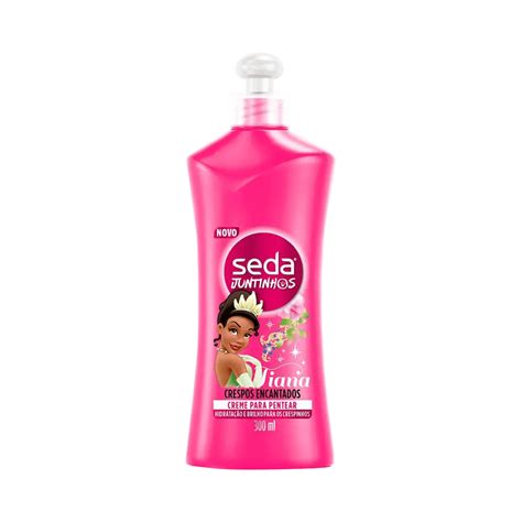 Creme Para Pentear Seda Juntinhos Tiana Crespos Encantados 300ml Ikesaki