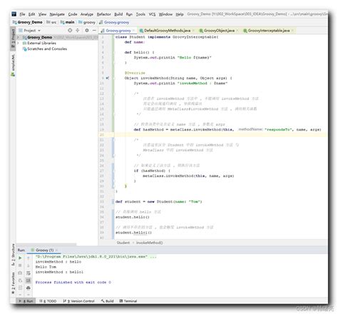 【groovy】mop 元对象协议与元编程 使用 Groovy 元编程进行函数拦截 通过 Metaclassinvokemethod