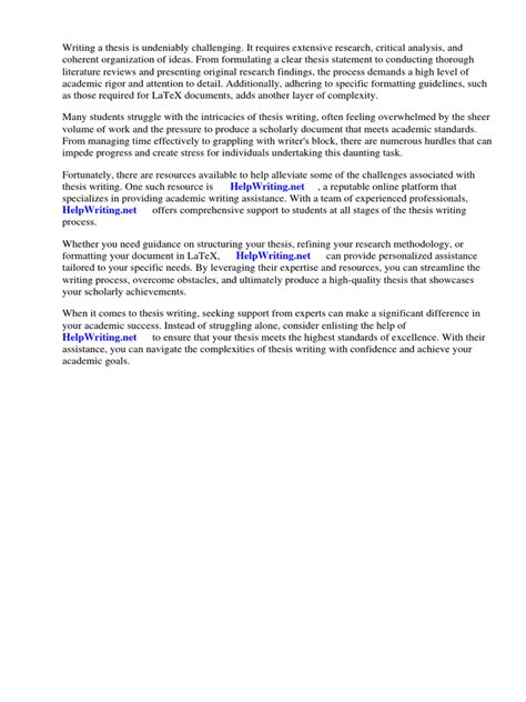 Thesis Latex Example Pdf Pdf Te X Thesis