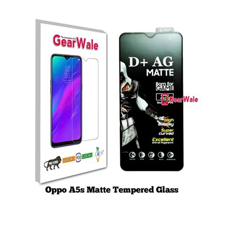 Oppo A5s Matte Tempered Glass For Gamers