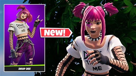 New DROP DEE Skin In Fortnite Zero Build Solos YouTube
