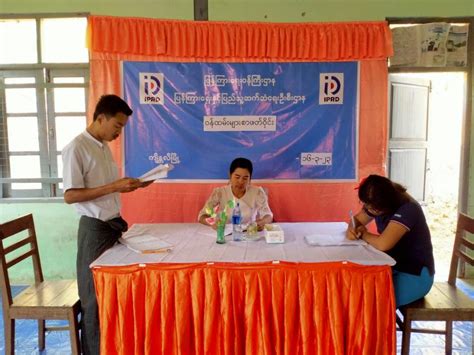 ကျိန္တလီမြို့ Commumity Centre ခန်းမတွင် နိုင်ငံ့ဝန်ထမ်းနည်းဥပဒေမ