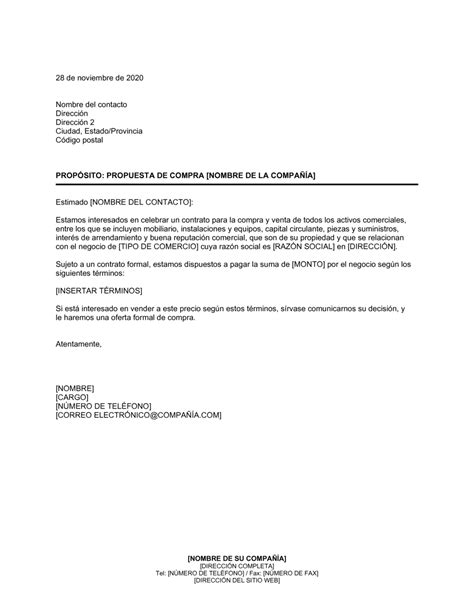 Top 104 Imagen Modelo Carta Oferta De Compra De Inmueble Abzlocal Mx