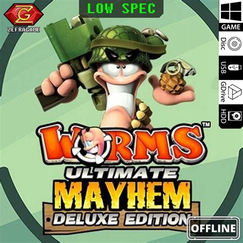 Jual Worms Ultimate Mayhem Pc Full Version Games Pc Laptop Shopee