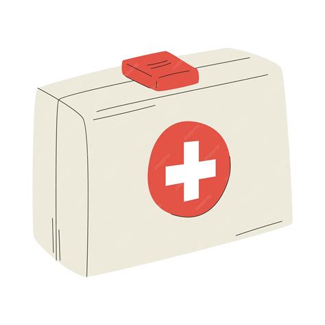 Premium Vector First Aid Kit A Flat Vector Illustration Isolated On A