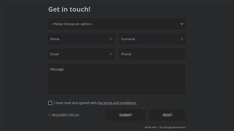 Stylish Contact Form With HTML CSS And JS