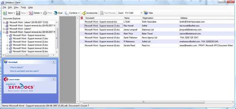 how do i general use send documents as a batch