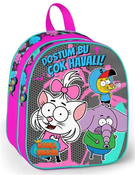 Kral Şakir Canan Kız Çocuk Anaokulu Çantası Dostum Bu Çok Havalı