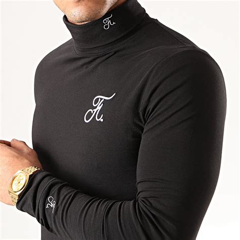 Final Club Tee Shirt Col Roulé Manches Longues Premium Fit Avec