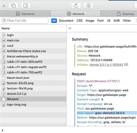 Grpc Dotnet Blazor Sets Safari And Firefox User Agent To Grpc Dotnet