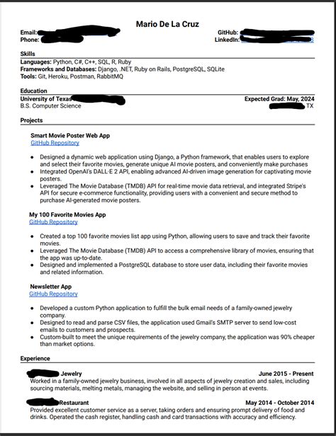 Want To Be A Backend Software Engineer No Experience Rresumes