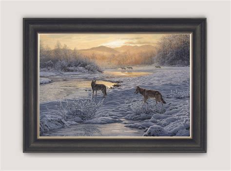 Wolves Print For Sale Scotland As Was 1000 Years Ago Aquila Art