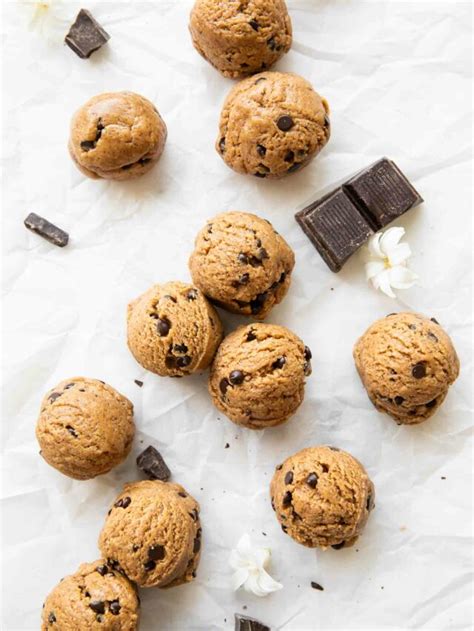 Chocolate Chip Cookie Dough Energy Bites Story Jar Of Lemons