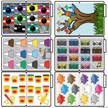 Color Matching File Folder Tasks Tasks Included TPT