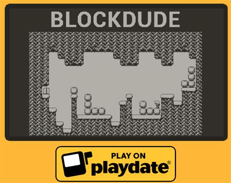 Blockdude Playdate Windows Mac By Joyrider3774