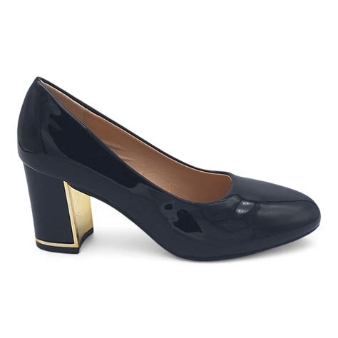 Ttp Women Patent Pu Block Heel Courts Jsf96 Shop Today Get It