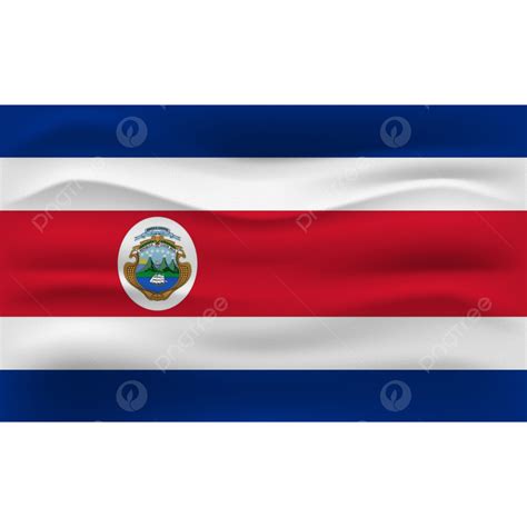 Bandera De Costa Rica Ondeando Textura Vector Png Dibujos Textura