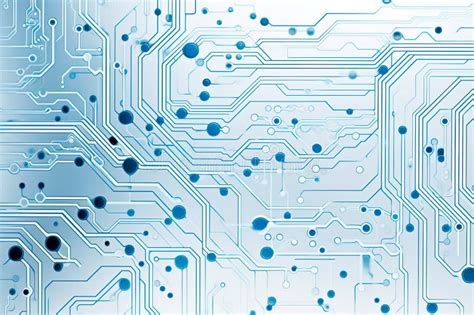 Abstract Pattern Inspired By Futuristic Circuitry Using Lines And