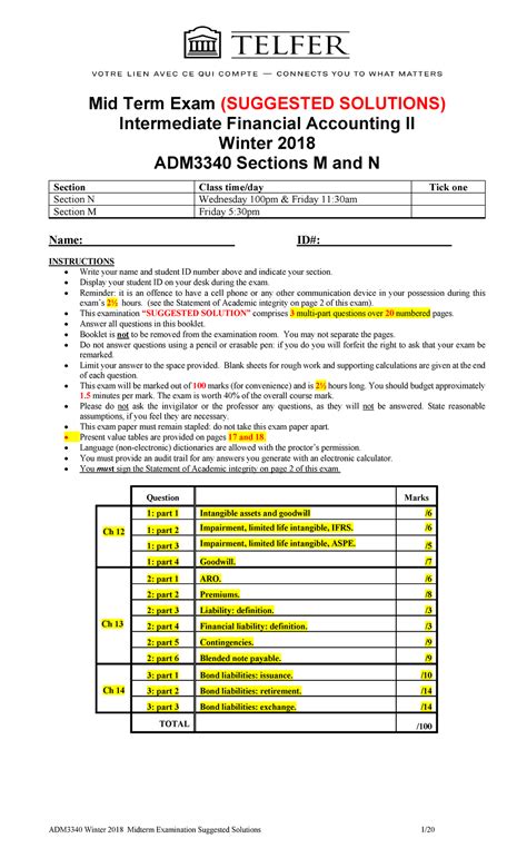 Midterm 28 February Questions And Answers Warning Tt Undefined