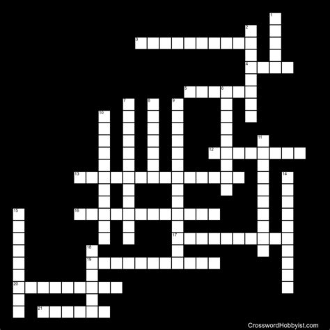 Icu Diary Crossword Puzzle