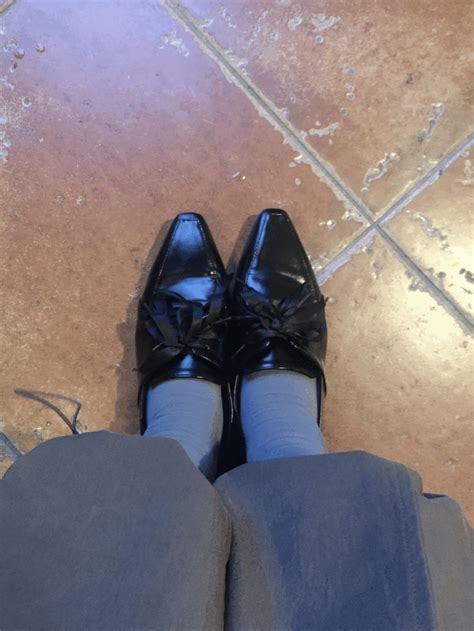 리노 스틸레토 플랫 로퍼 에이블리