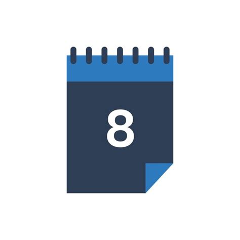 Premium Vector 8 Calendar Icon 8 Date Icon For Appointment Icon Pictogram